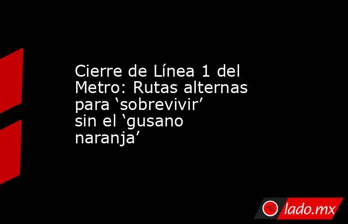 Cierre de Línea 1 del Metro: Rutas alternas para ‘sobrevivir’ sin el ...