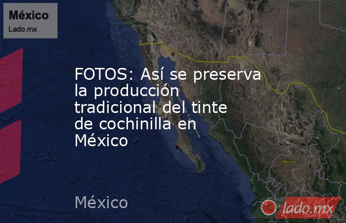 FOTOS: Así se preserva la producción tradicional del tinte de ...
