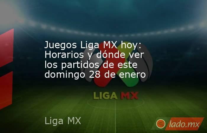 Juegos Liga MX hoy: Horarios y dónde ver los partidos de este domingo ...