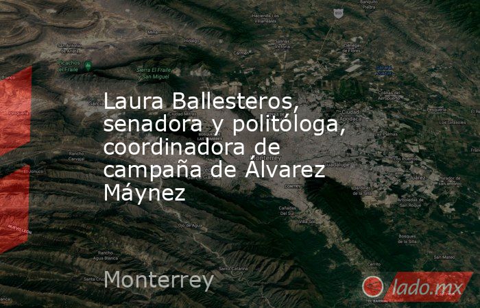 Laura Ballesteros, senadora y politóloga, coordinadora de campaña de ...